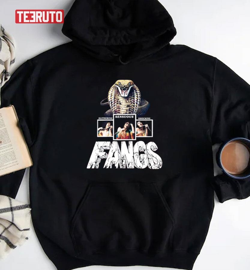 Fangs 1974 Slithering Sensuous Shocking Horror Unisex Sweatshirt - Teeruto