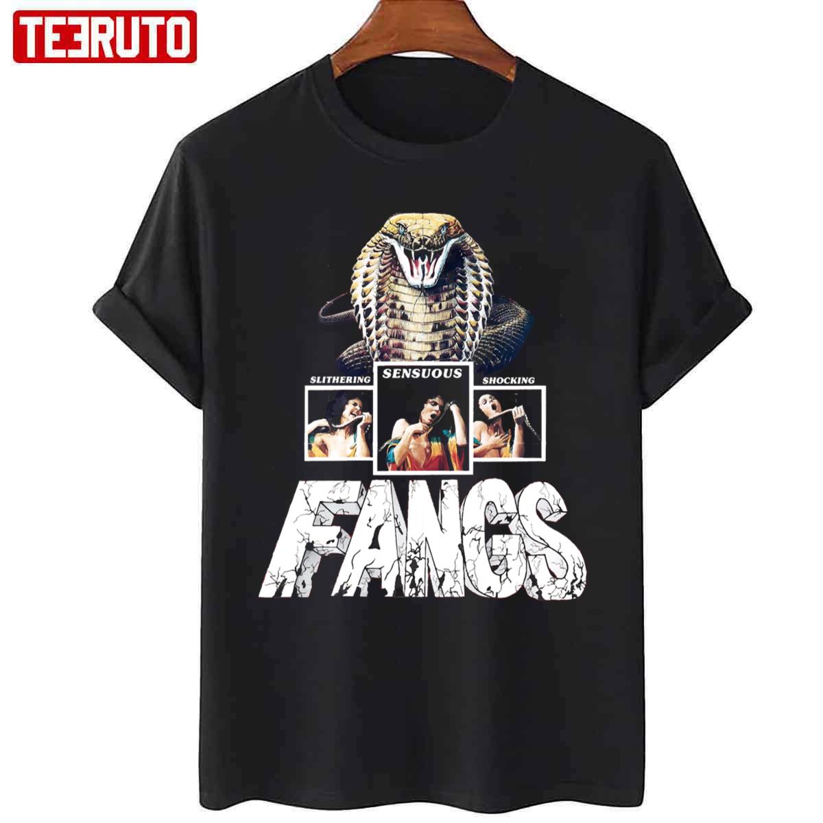 Fangs 1974 Slithering Sensuous Shocking Horror Unisex Sweatshirt - Teeruto
