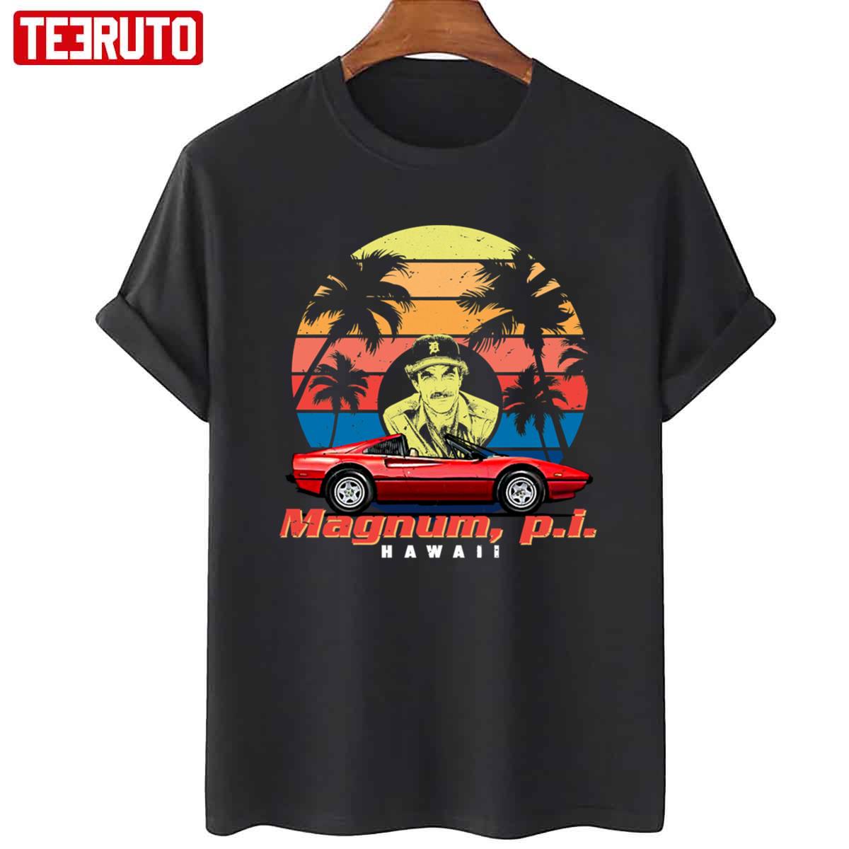 Hawaii Magnum P1 Retro Unisex T-Shirt - Teeruto