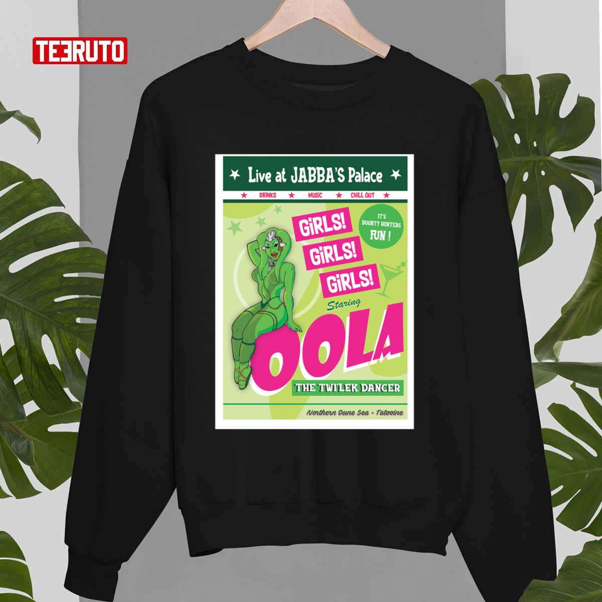 Oola Vintage PosterLive At Jabba's Palace Girls Girls Girls Star Wars ...