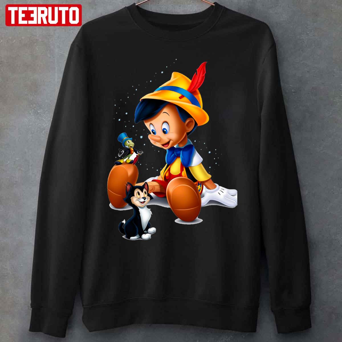 Pinocchio With His Friends Unisex Sweatshirt - Teeruto