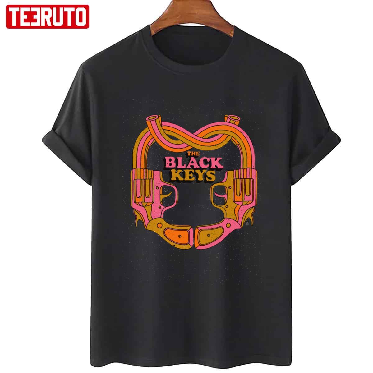 Pistol Key The Black Keys Unisex T-Shirt - Teeruto