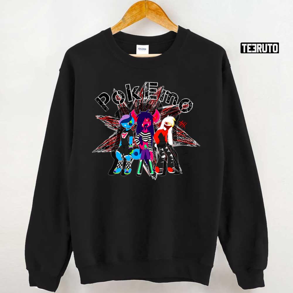 Pokemo Design Emo X Pokemon Unisex T-shirt - Teeruto