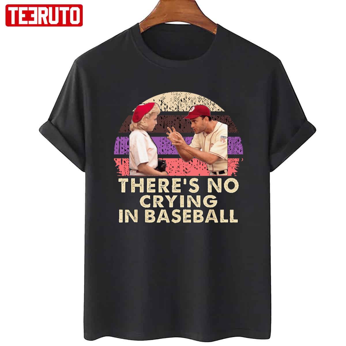 Quote No Crying In Baseball Vintage Unisex T-Shirt - Teeruto