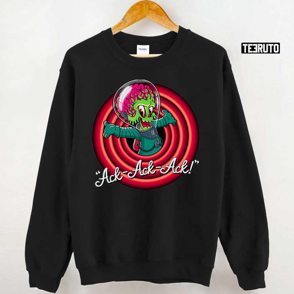 Retro Ack Ack Ack Mars Attacks Unisex T-shirt - Teeruto