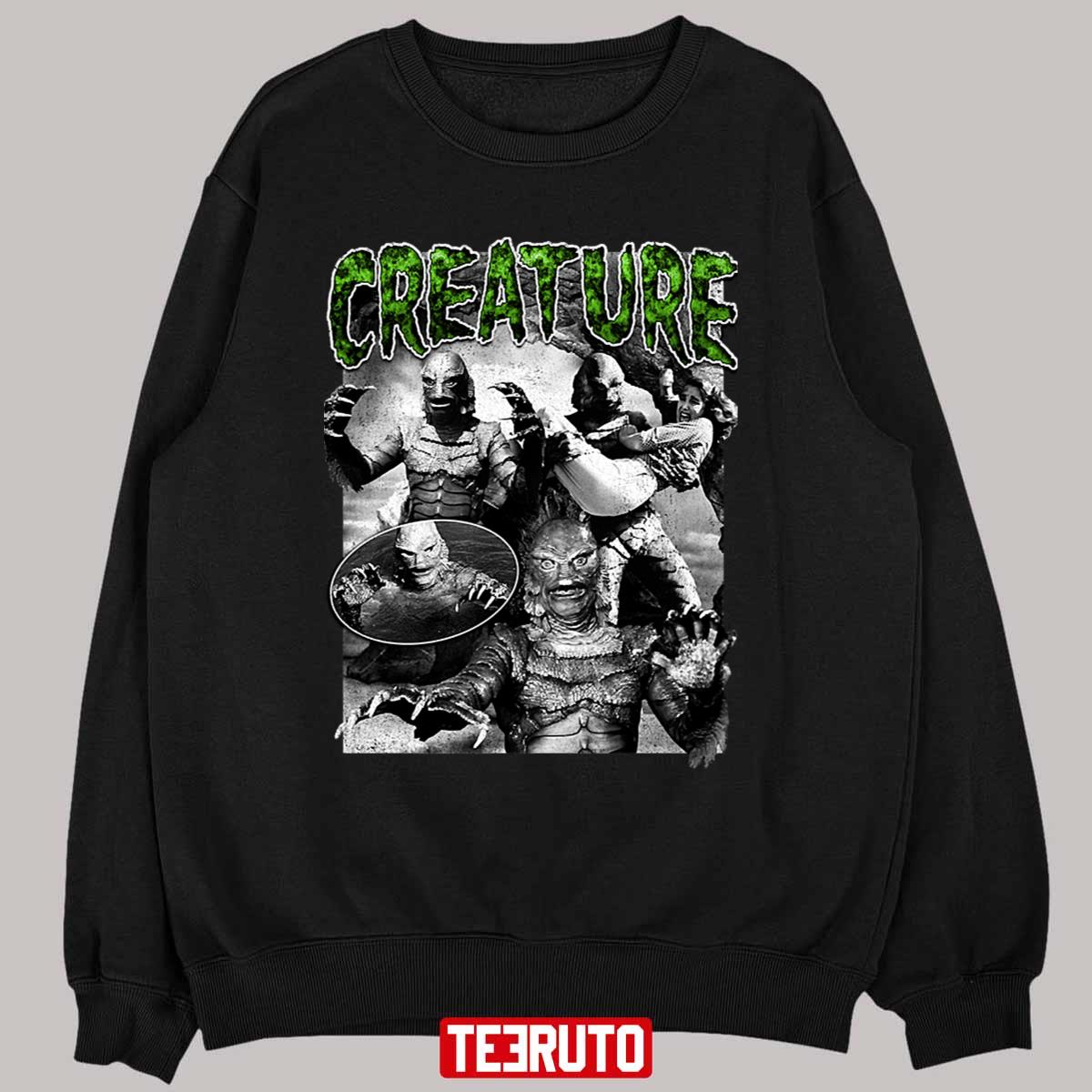 Retro Vintage Creature From The Black Lagoon Graphic Design Unisex ...