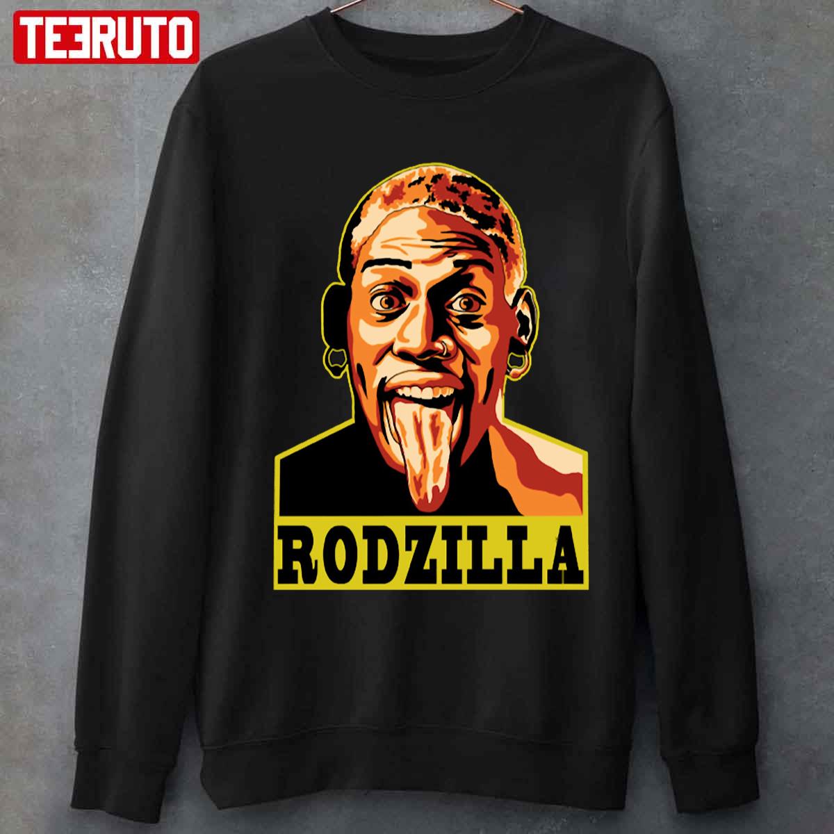 Rodzilla Dennis Rodman Fan Art Unisex T-shirt - Teeruto
