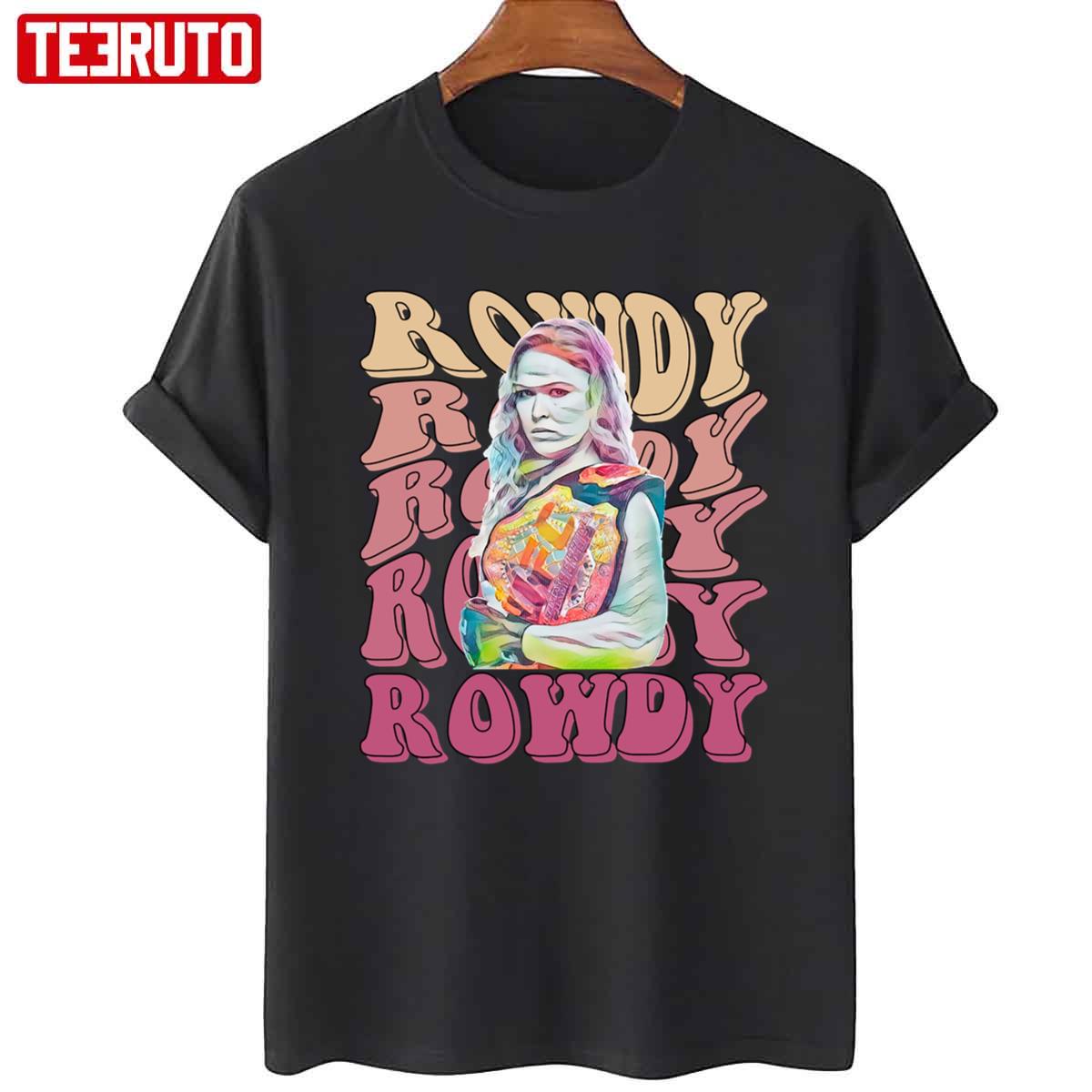 Rowdy Ronda Rousey Vintage Unisex T-Shirt - Teeruto