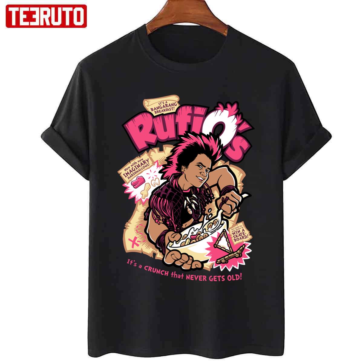 Rufio's Cereal It's Bangarang Breakfast Art Unisex T-shirt - Teeruto