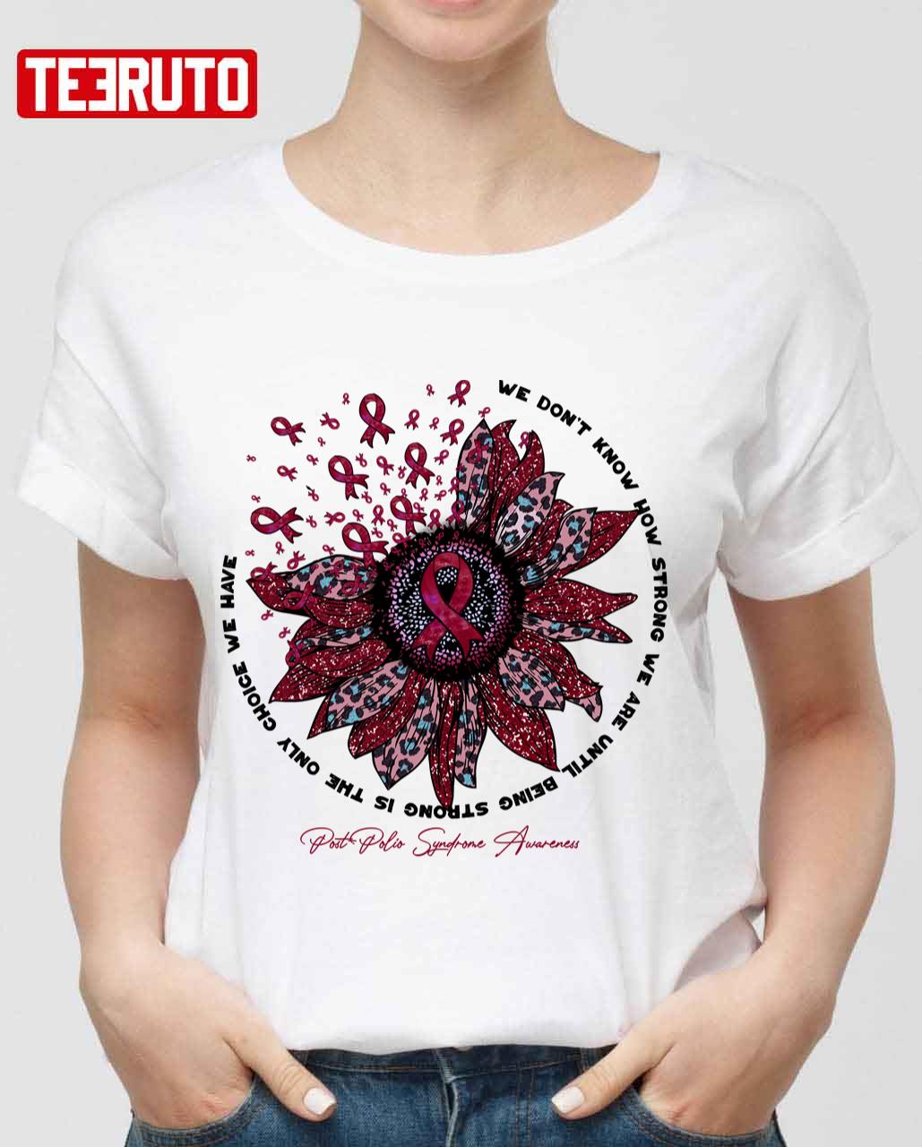 Sunflower Flower Post Polio Syndrome Awareness We Don't Know How Strong ...