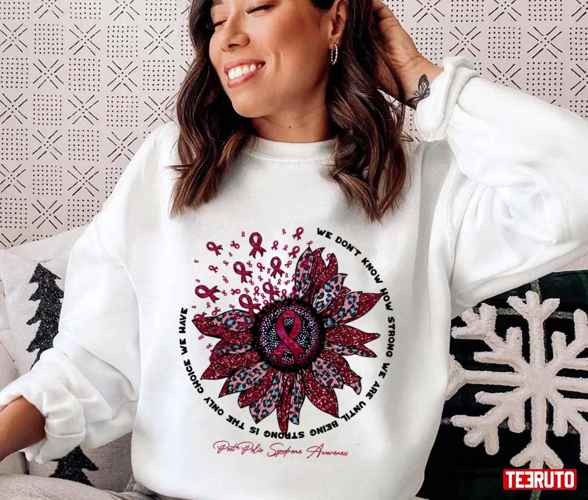 Sunflower Flower Post Polio Syndrome Awareness We Don't Know How Strong ...