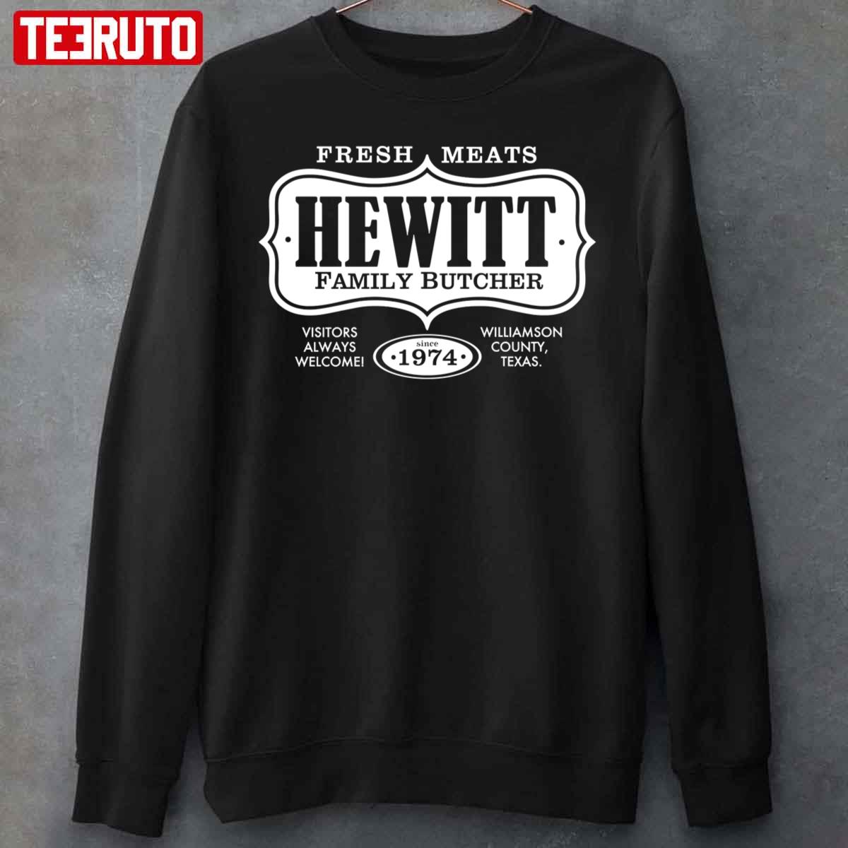Texas Chainsaw Family Butcher Hewitt 1974 Unisex Sweatshirt - Teeruto