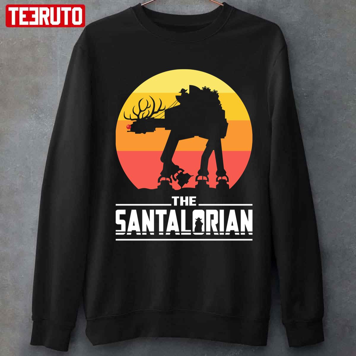 The Santalorian Atat Rudolph Christmas Star Wars Mandalorian Unisex T ...