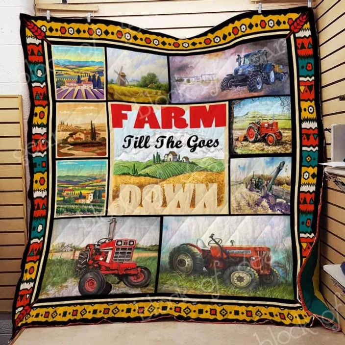 This Is How I Roll Farming Tractor Quilt Blanket - Teeruto