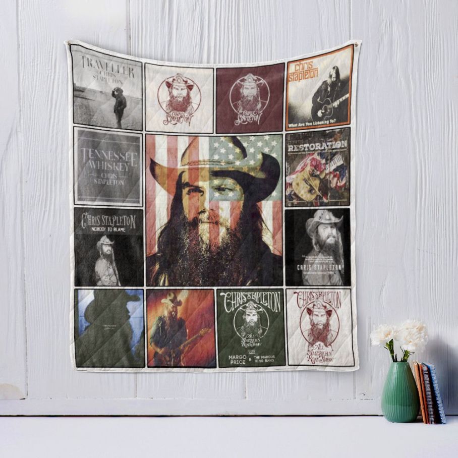 Vintage Chris Stapleton Quilt Blanket - Teeruto