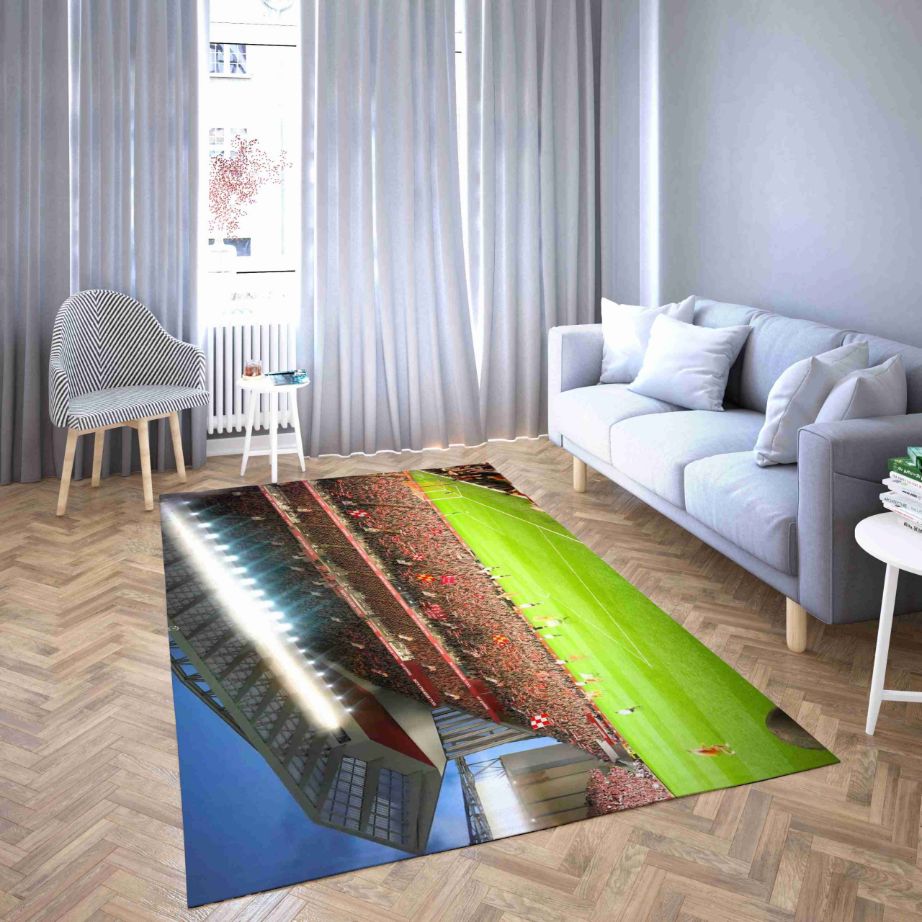 Anfield Football Stadium Of Liverpool Fc Club Anfield Carpet Living ...