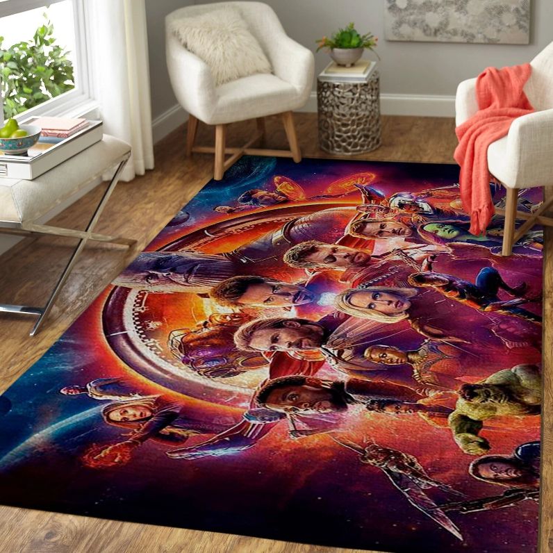 Avengers Infinity War Living Room Rugs Carpet 1 - Teeruto
