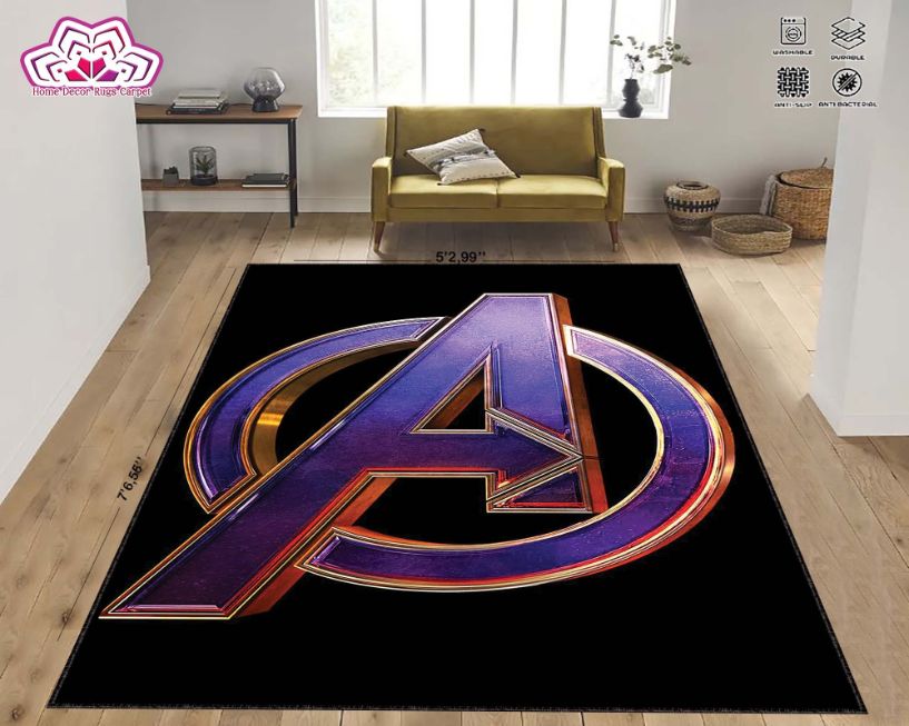Avengers Marvel Fantasticuper Hero Home Decor Digital Mat Decor Rug ...