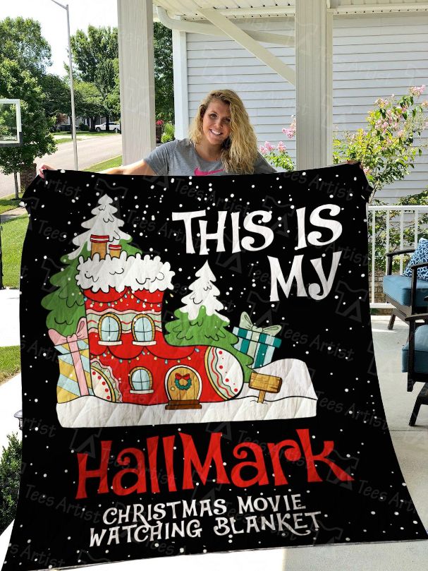 Boot House Hallmark Christmas Collection Quilt Blanket - Teeruto