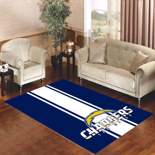 Chargers NFL Team Logo Living room carpet rugs - Teeruto
