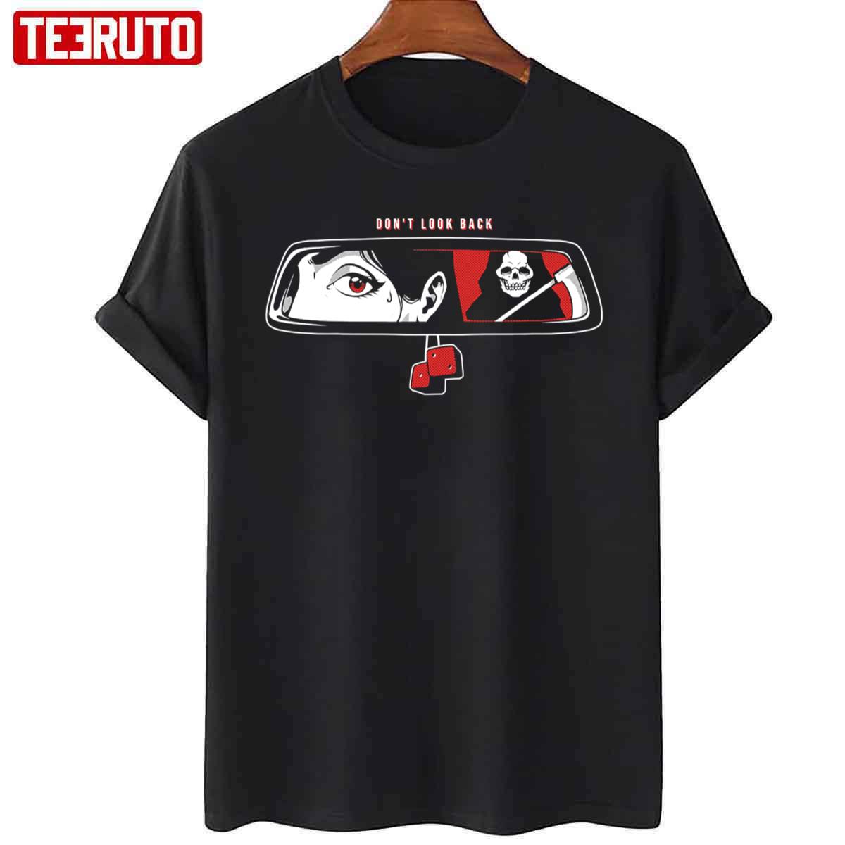 Don't Look Back Creepy Ghost Halloween Art Unisex Sweatshirt - Teeruto