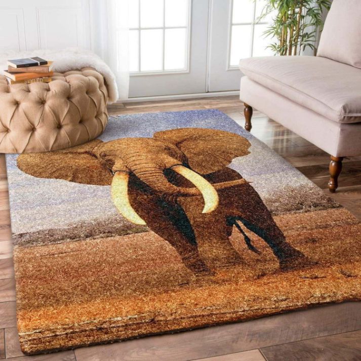 Elephant HT090837M Rug Carpet - Teeruto