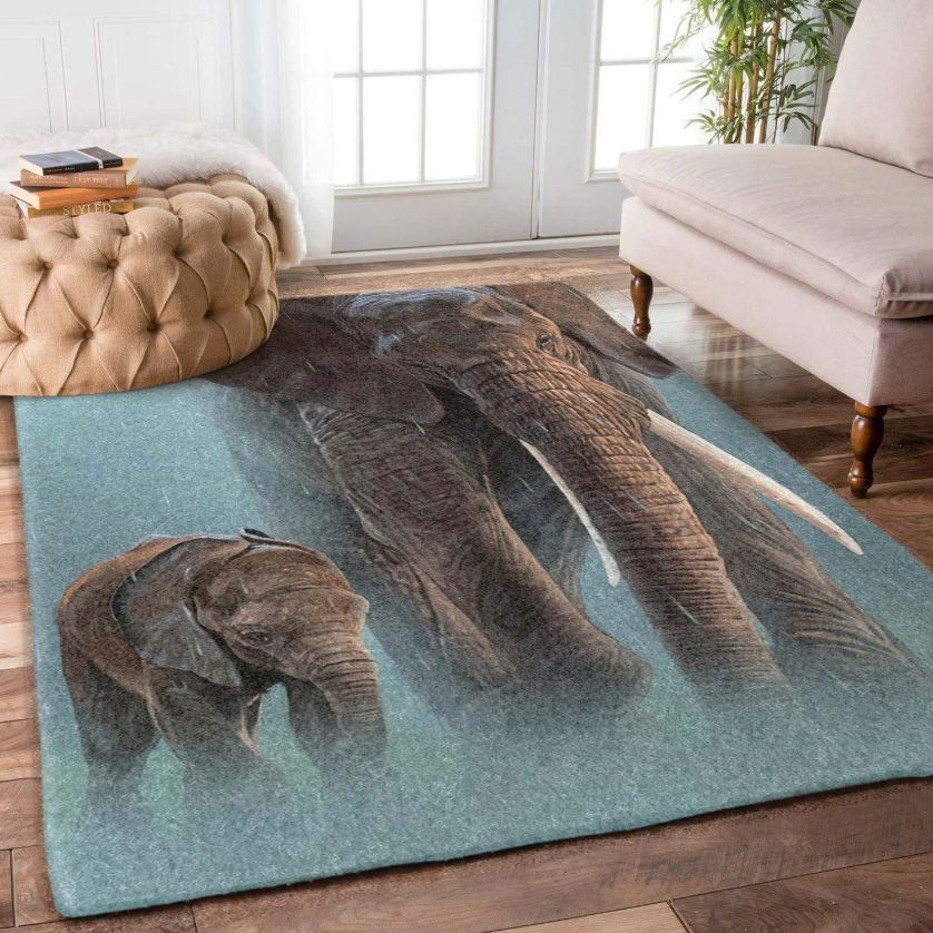 Elephants TT1609040M Rug Carpet - Teeruto