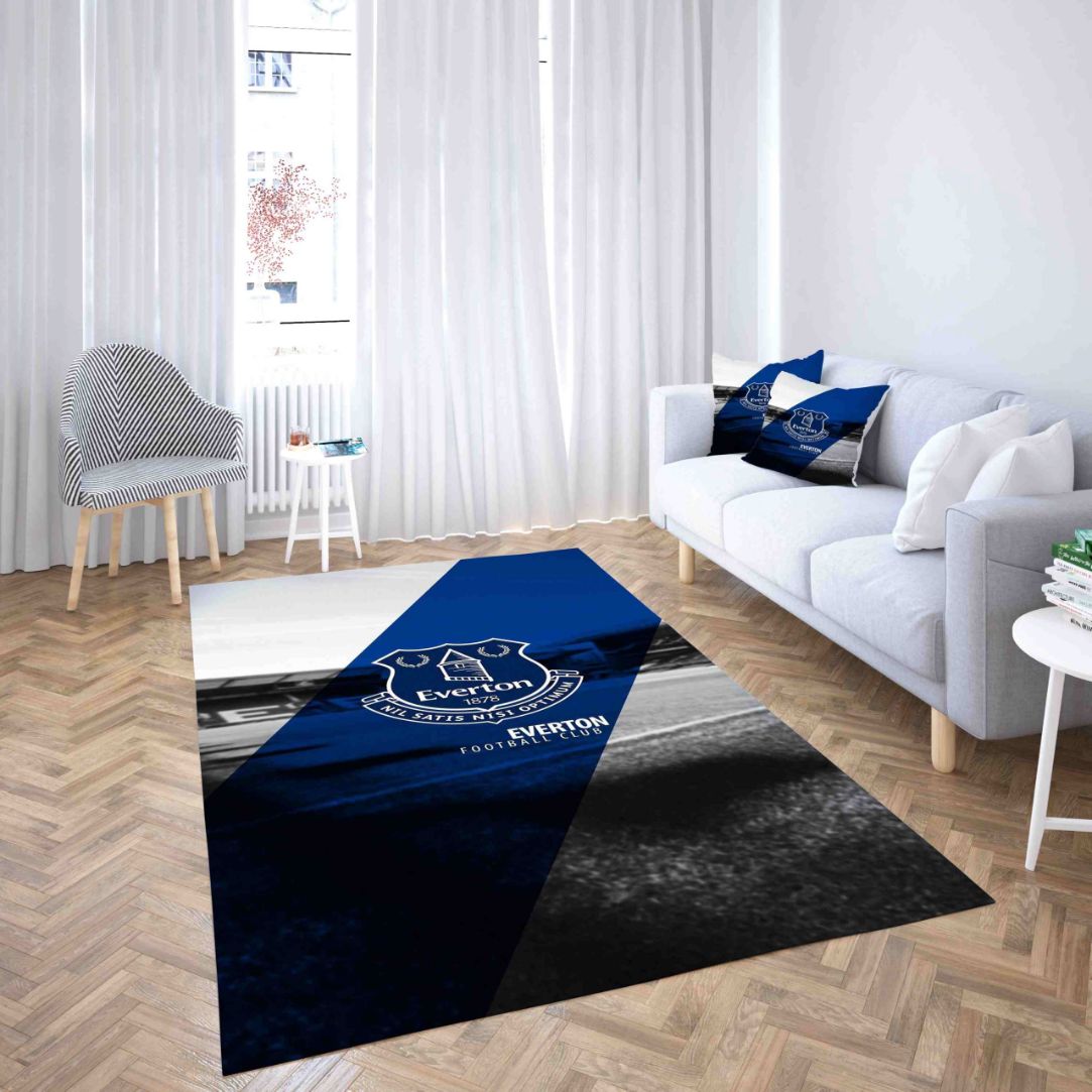 Everton Football Club Goodison Park Carpet Living Room Rugs - Teeruto