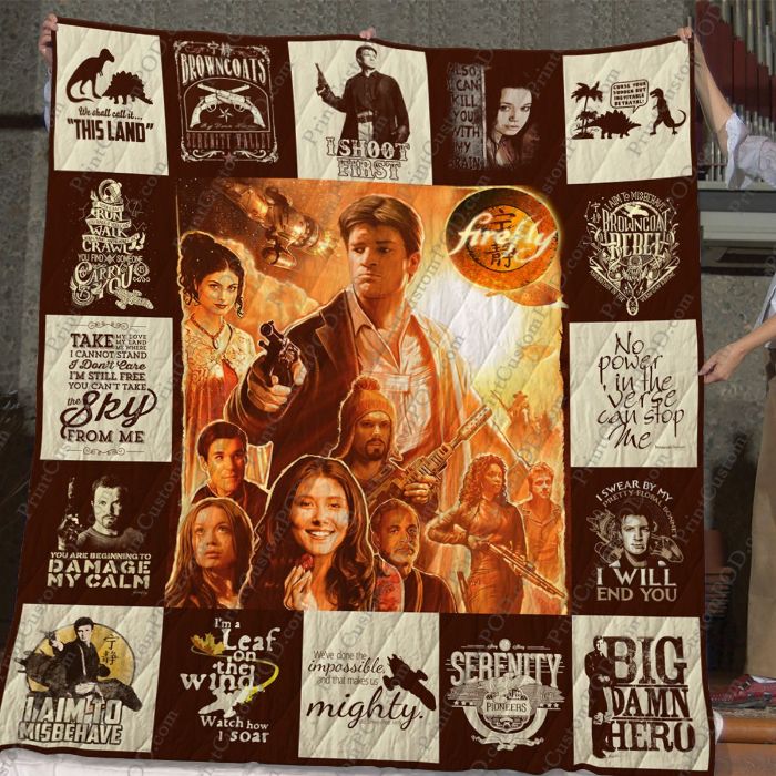 Firefly For Fans Big Damn Hero Quilt Blanket - Teeruto
