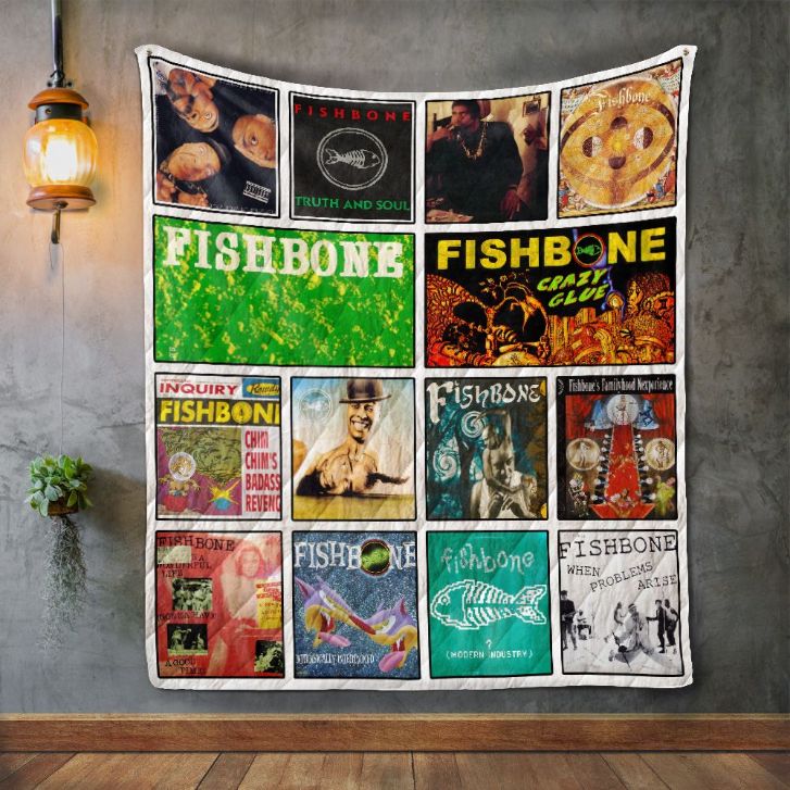 Fishbone Album Truth And Soul Quilt Blanket - Teeruto