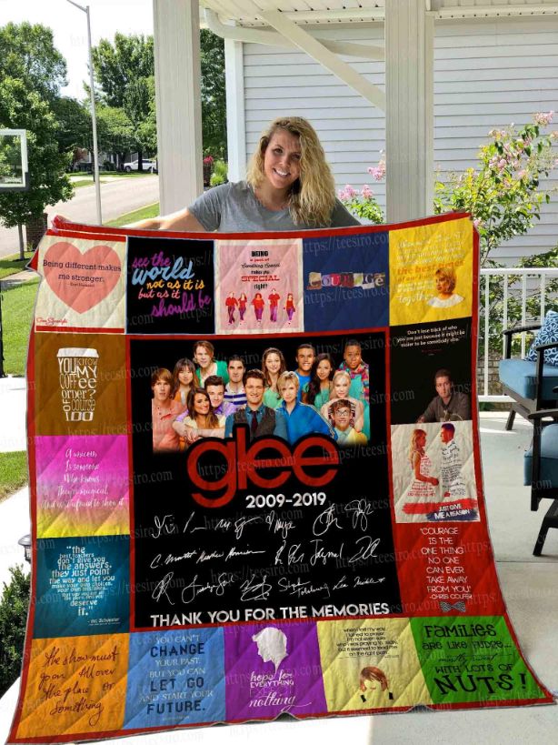 Glee Tv Series 2009 2019 Collection Quilt Blanket - Teeruto