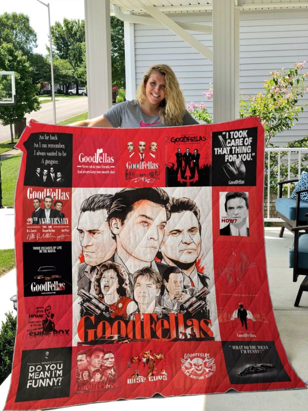 Goodfellas Style Quotes Collection Quilt Blanket - Teeruto