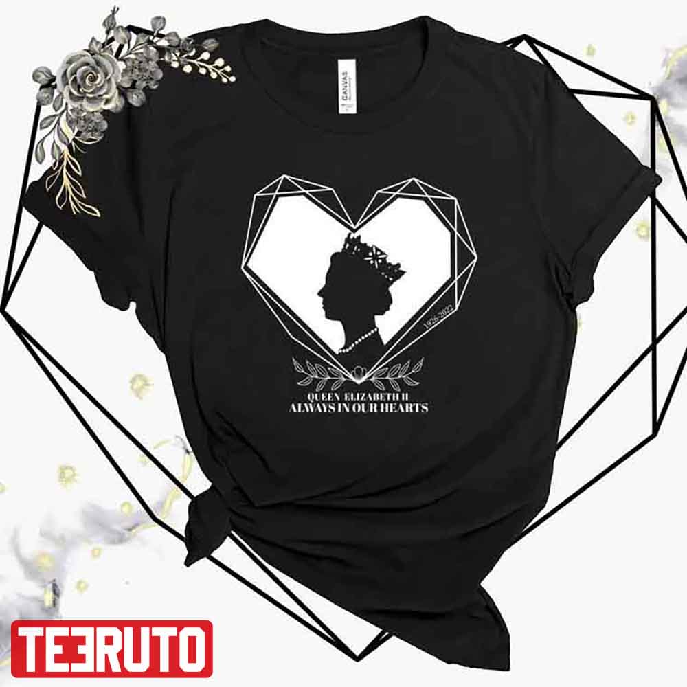 Heart To The Queen Queen Elizabeth II England Unisex T-Shirt - Teeruto