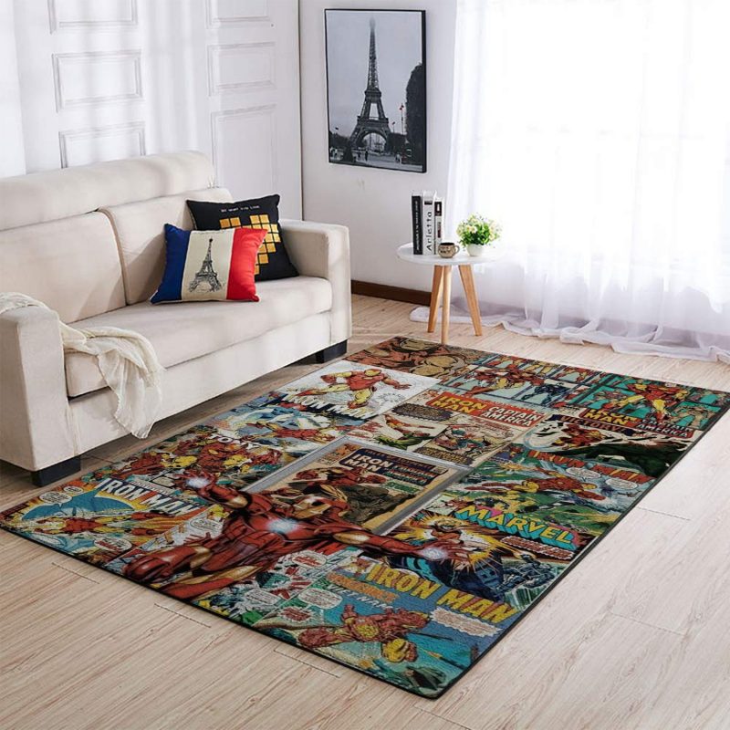 Iron Man Avengers Living Room Rugs Carpet - Teeruto
