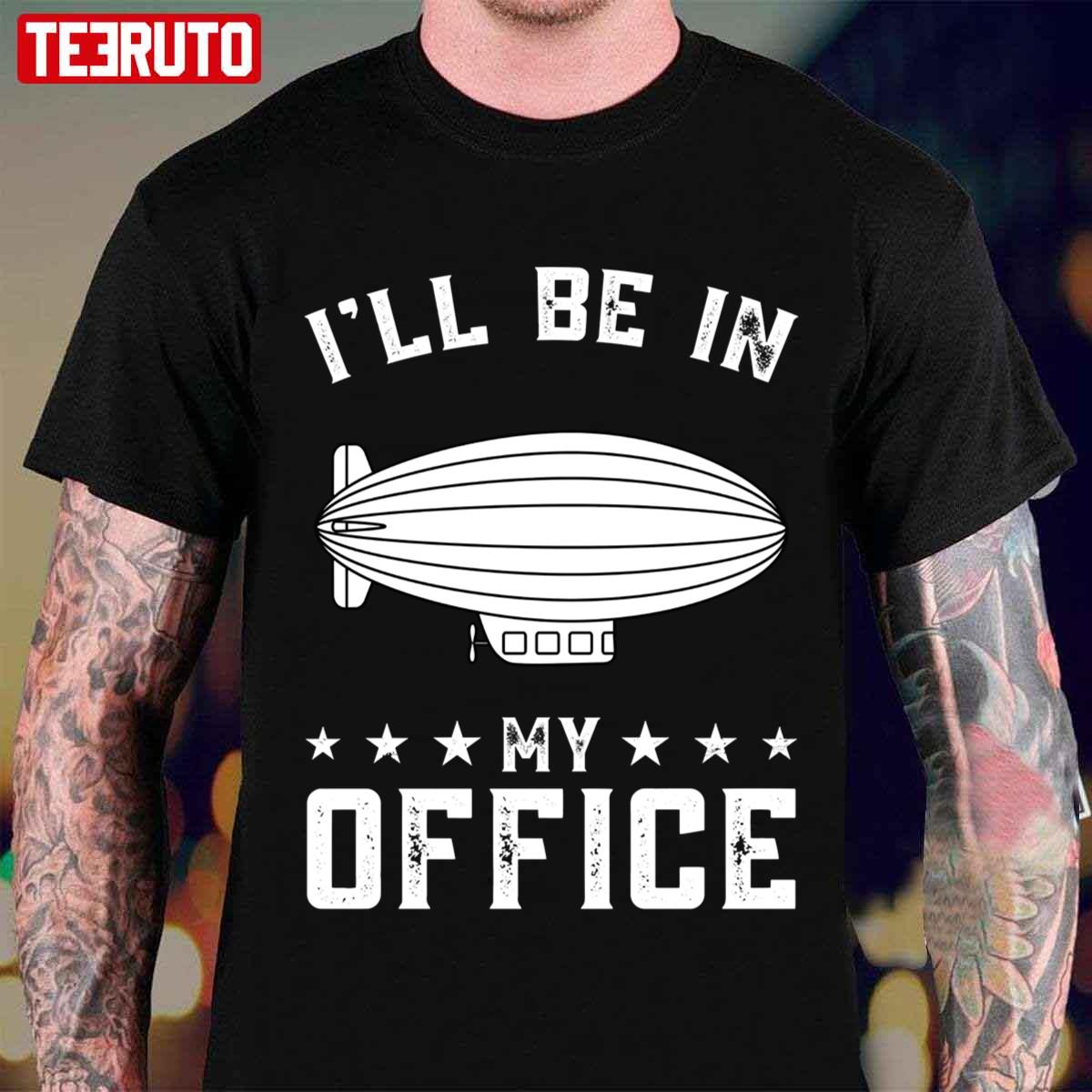 Led Zappelin Lover Ill Be In My Office Graphic Unisex T-shirt - Teeruto