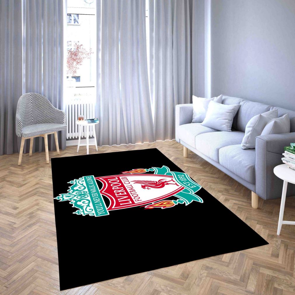 Liverpool Football Club Logo Living Room Rug Carpet 5 - Teeruto