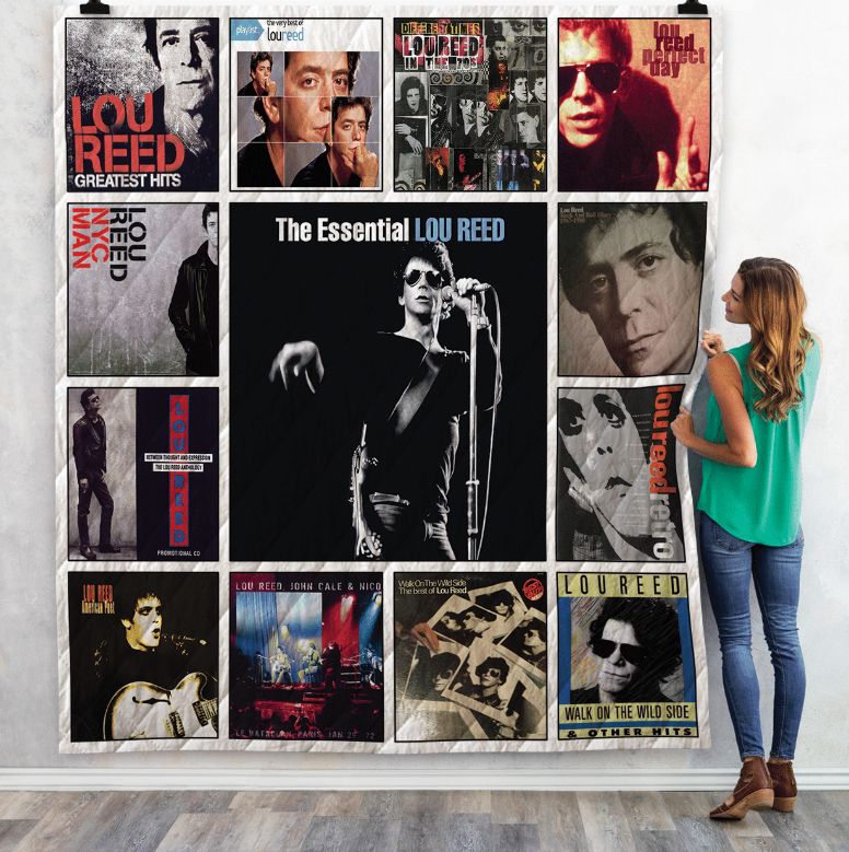 Lou Reed Compilation Album For Fans Collection Quilt Blanket - Teeruto