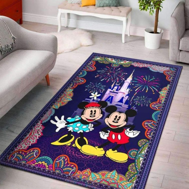 Mickey and Minnie living room rugs carpet - Teeruto