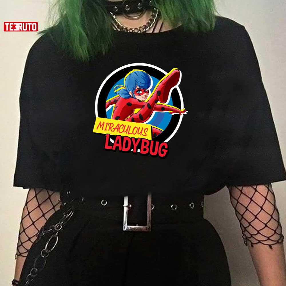 Miraculous Ladybug Jumpin' Pose Artwork Unisex T-shirt - Teeruto