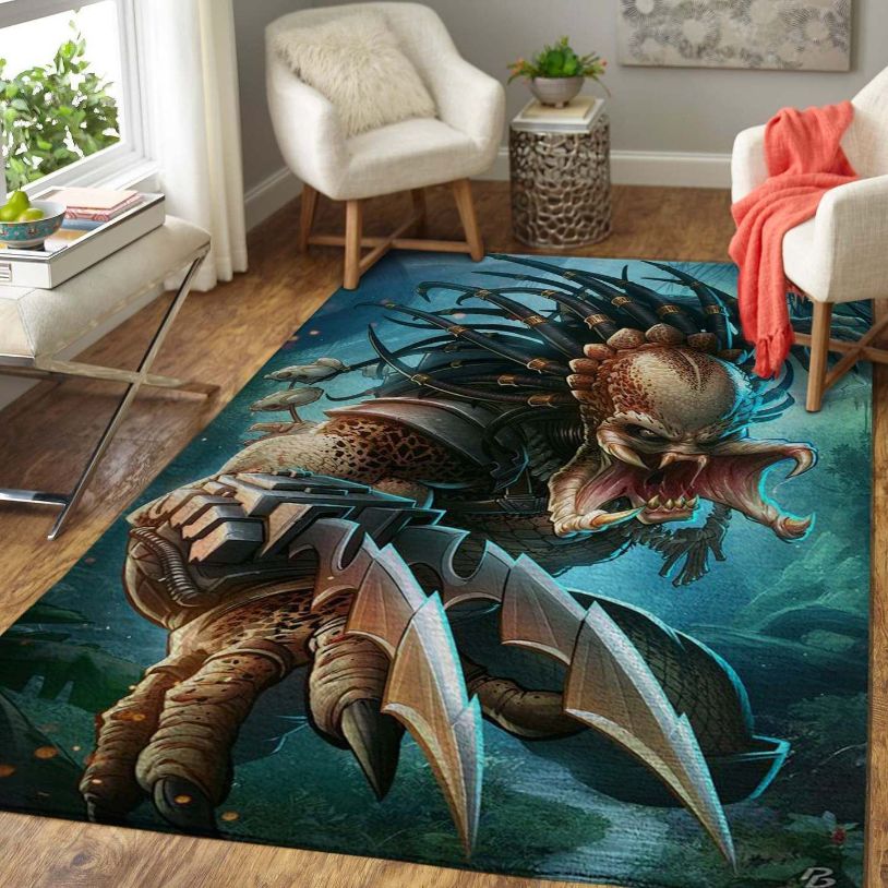 Predator, Movie Rug Carpet Floor Decor - Teeruto