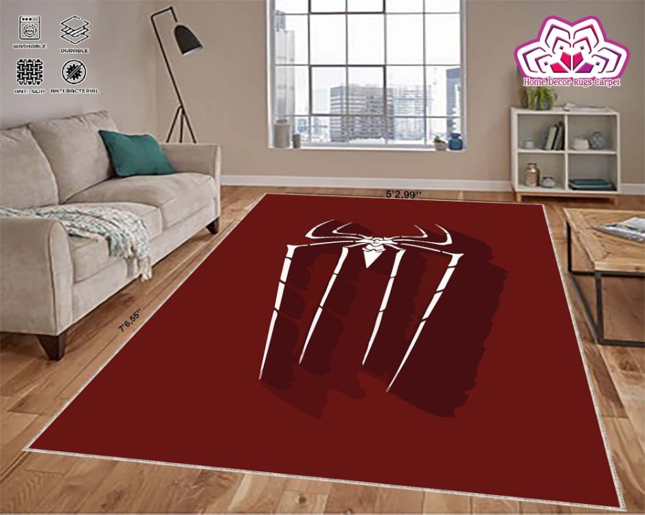 Spider Man Marvel Child Child Decor Design Decor Rug - Teeruto