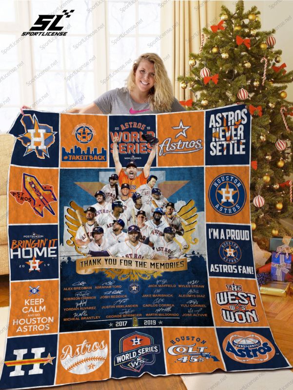 Thank You For The Memories Houston Astros Quilt Blanket - Teeruto