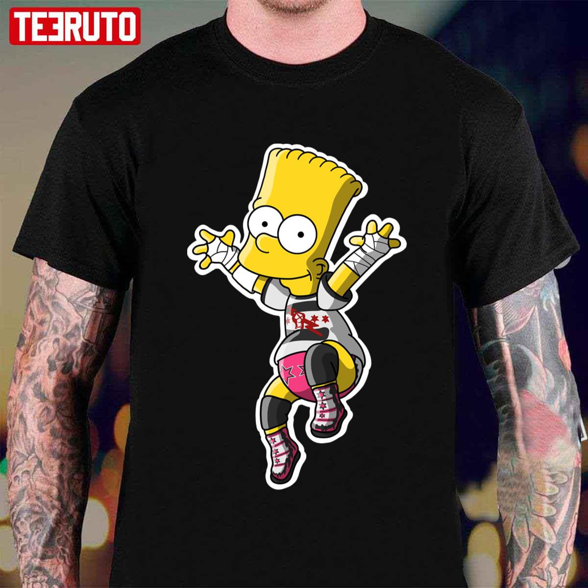 The Simpsons Cm Punk Bart Unisex T-shirt - Teeruto