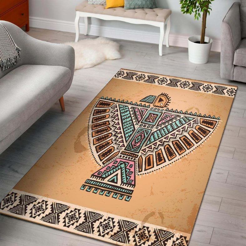 Thunderbird United Tribes Symbol Native American Pride Area Rug Carpet ...