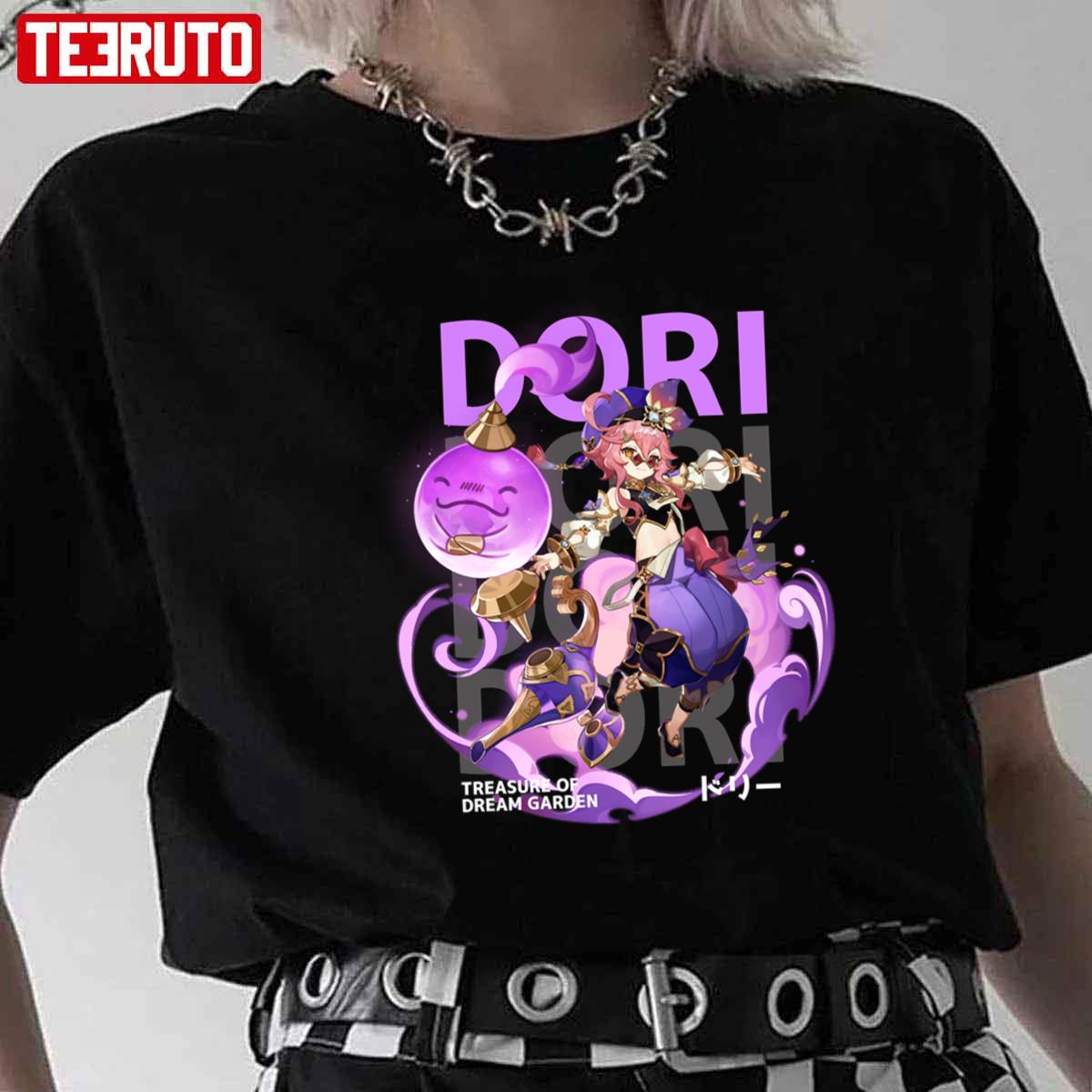 Treasure Of Dream Garden Dori Genshin Impact Unisex T-shirt - Teeruto
