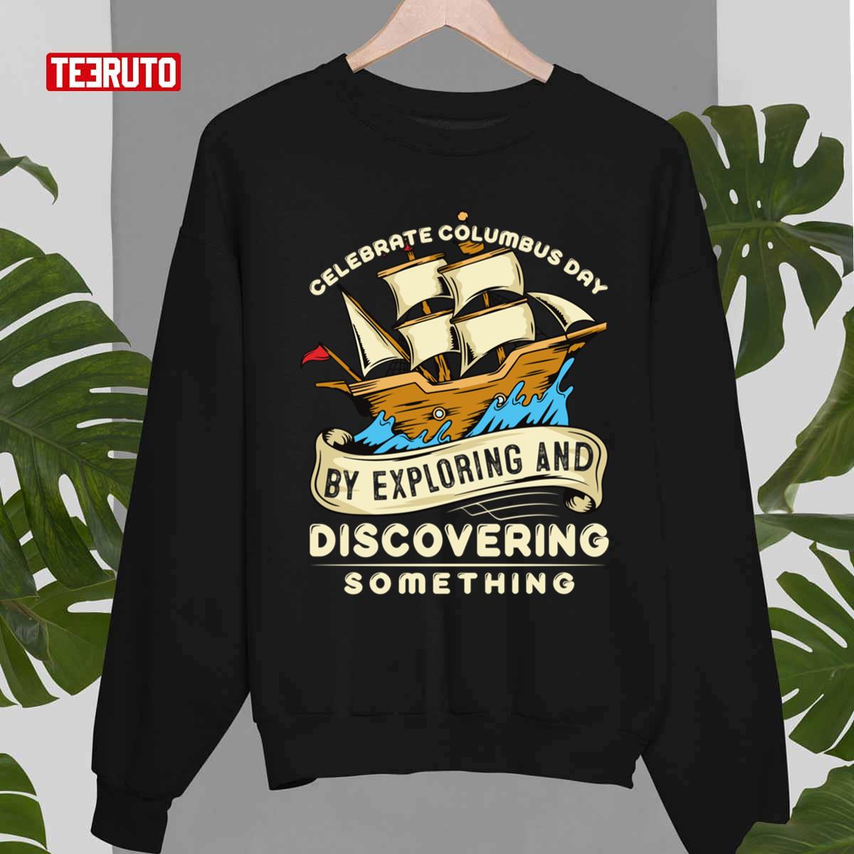 Celebrate Christopher Columbus Day Vintage Unisex T-shirt - Teeruto