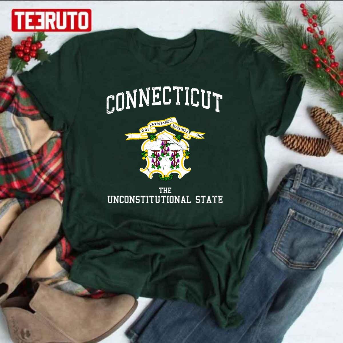 Connecticut The Unconstitutional State Unisex Sweatshirt - Teeruto