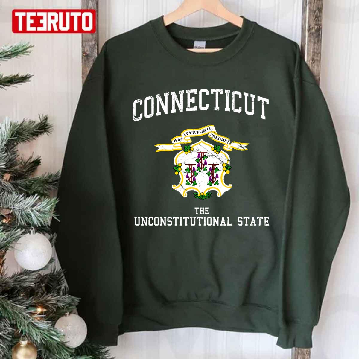 Connecticut The Unconstitutional State Unisex Sweatshirt - Teeruto