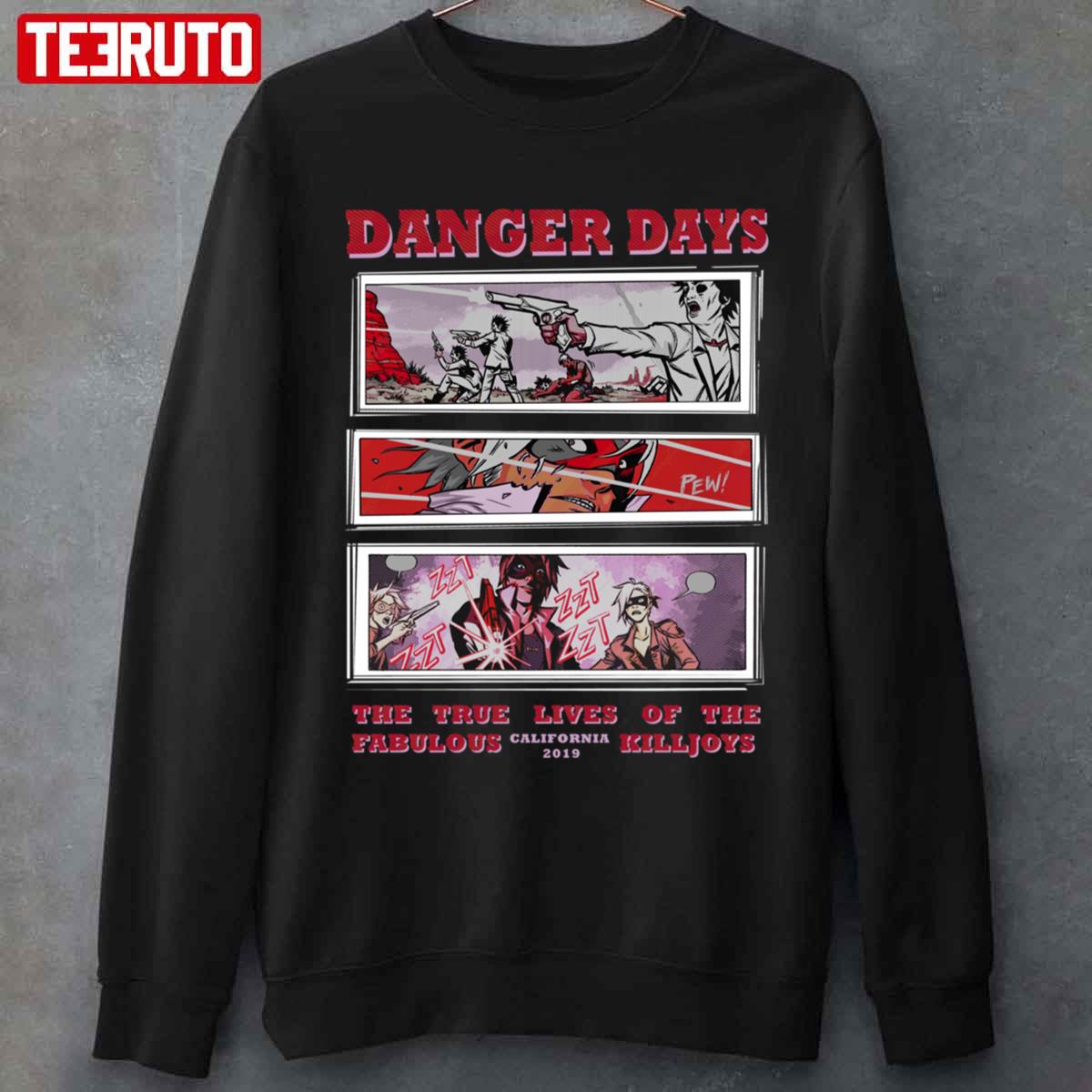 Danger Days My Chemical Romance The True Lives Vintage Comic Unisex T ...