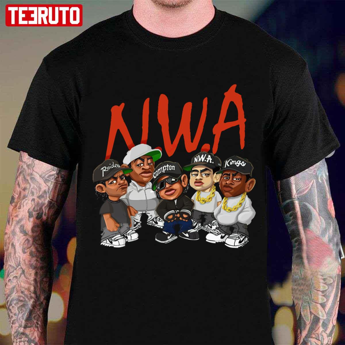 Drawing Of NWA Unisex T-shirt - Teeruto